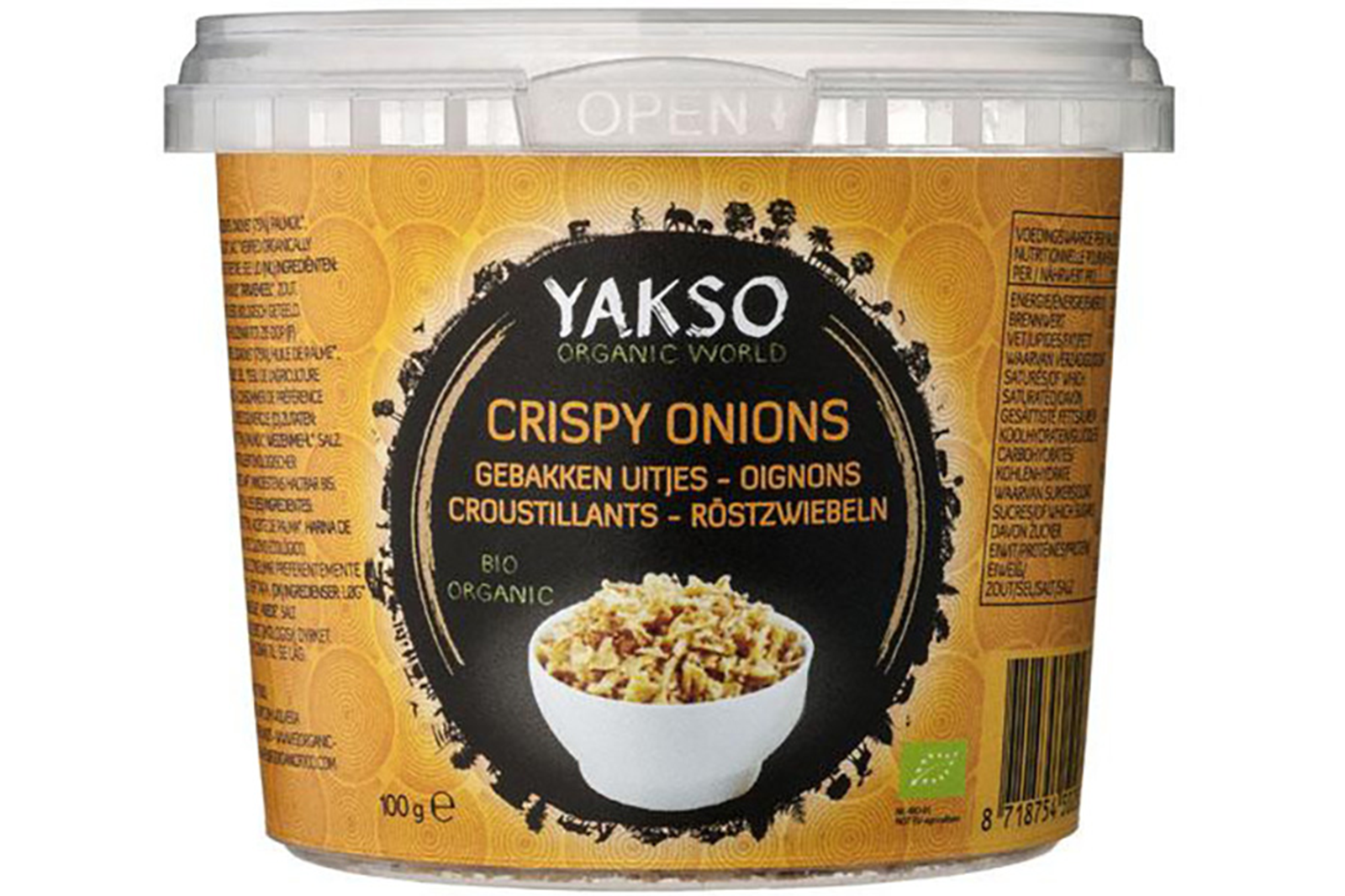 Organic Crispy Onions 100g (Yakso) | Healthy Supplies