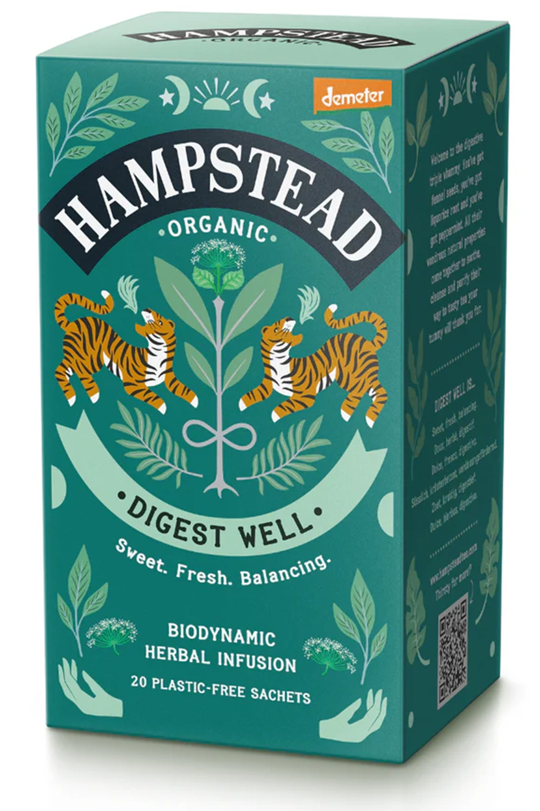 Organic Digest Well 20 Sachets 40g (Hampstead Tea) | Healthy Supplies