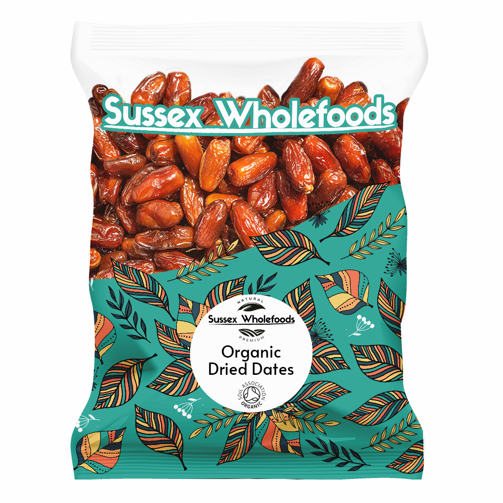 Organic Dried Dates 250g (Sussex Wholefoods) | Healthy Supplies
