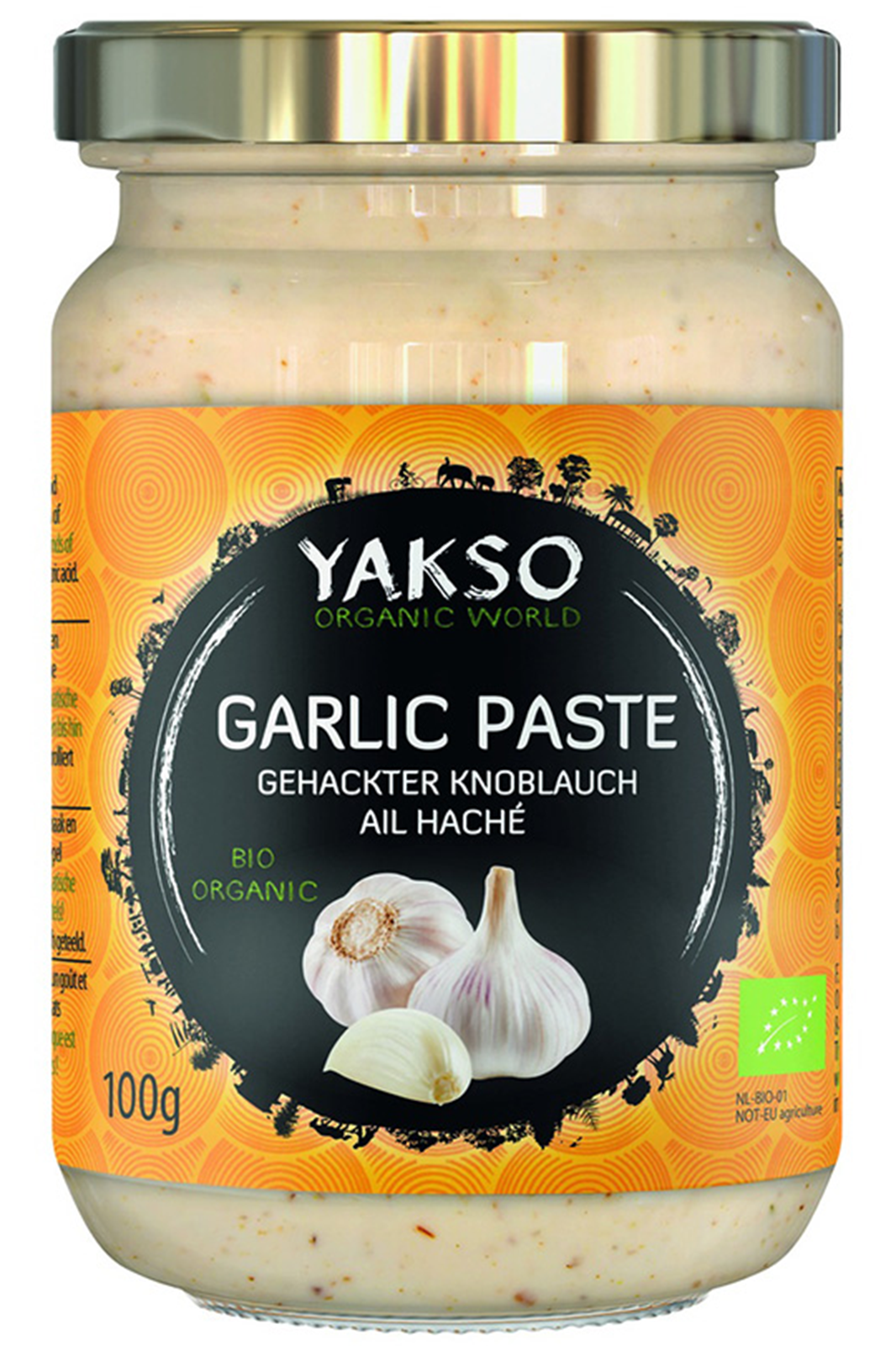 Organic Garlic Paste 100g (Yakso) | Healthy Supplies