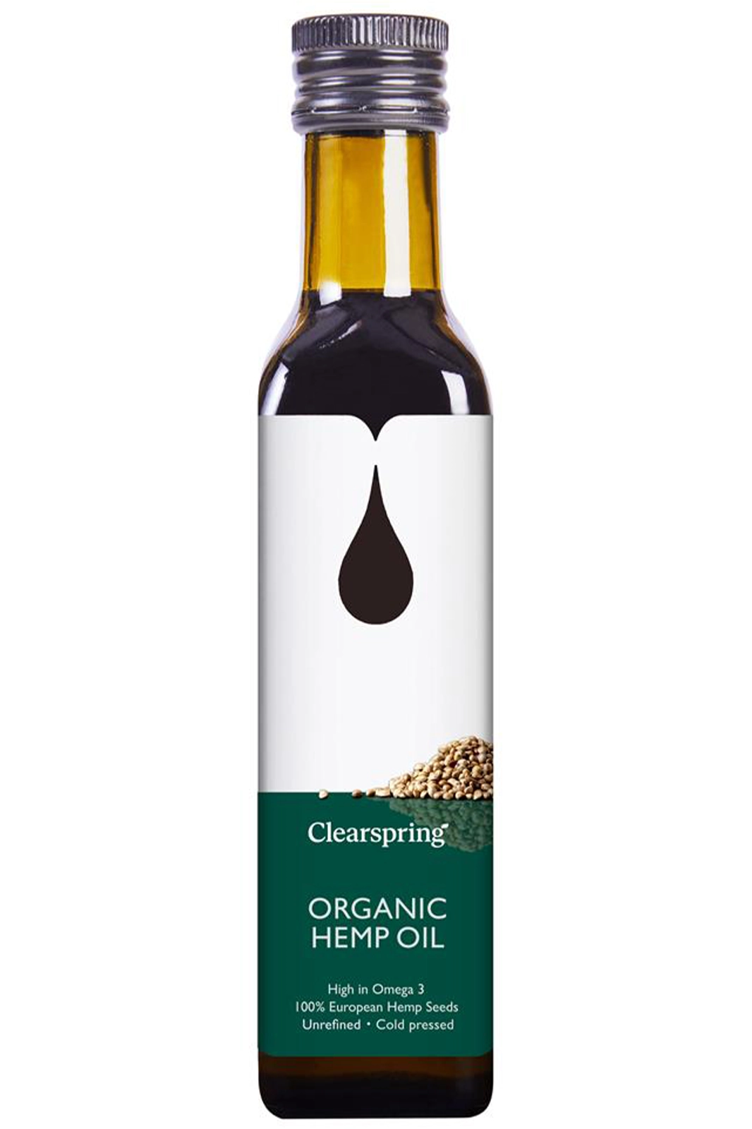 Organic Hemp Oil 250ml (Clearspring) | Healthy Supplies