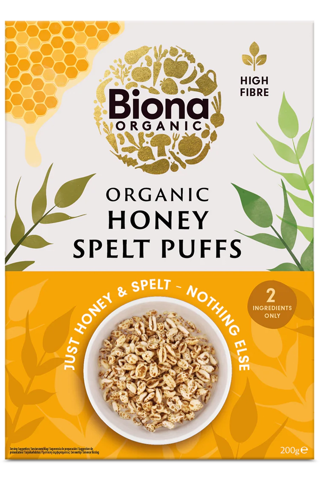 Organic Honey Spelt Puffs 200g (Biona) | Healthy Supplies