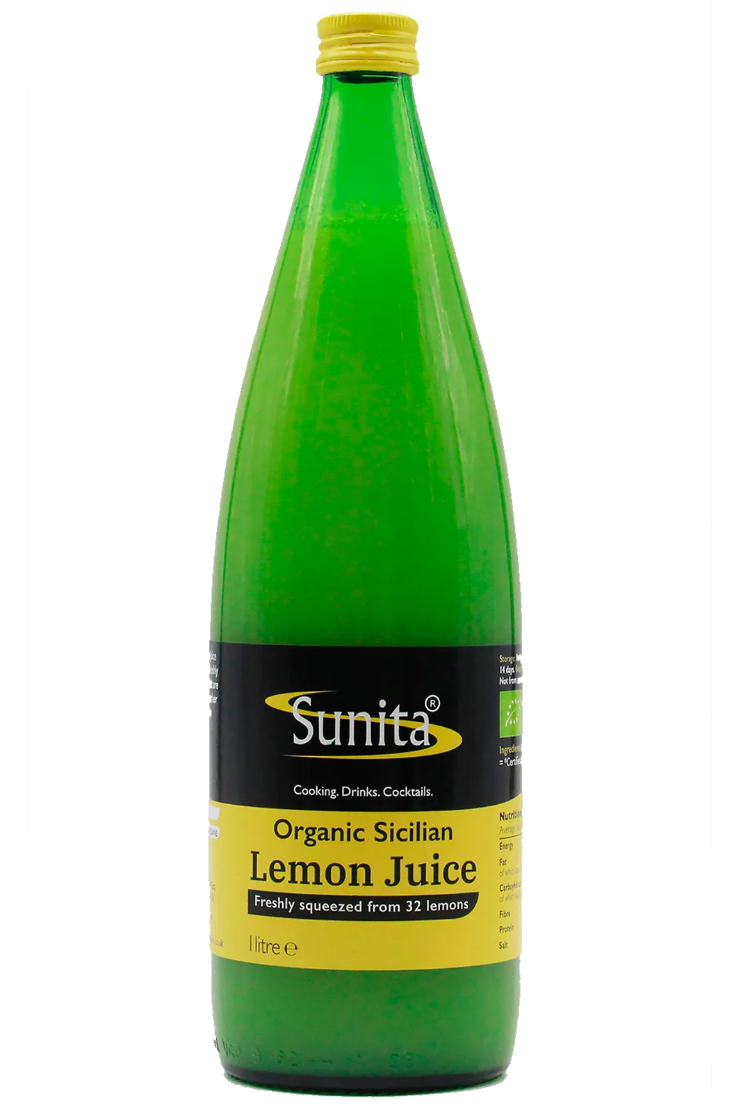 Organic Lemon Juice 1L (Sunita) | Healthy Supplies
