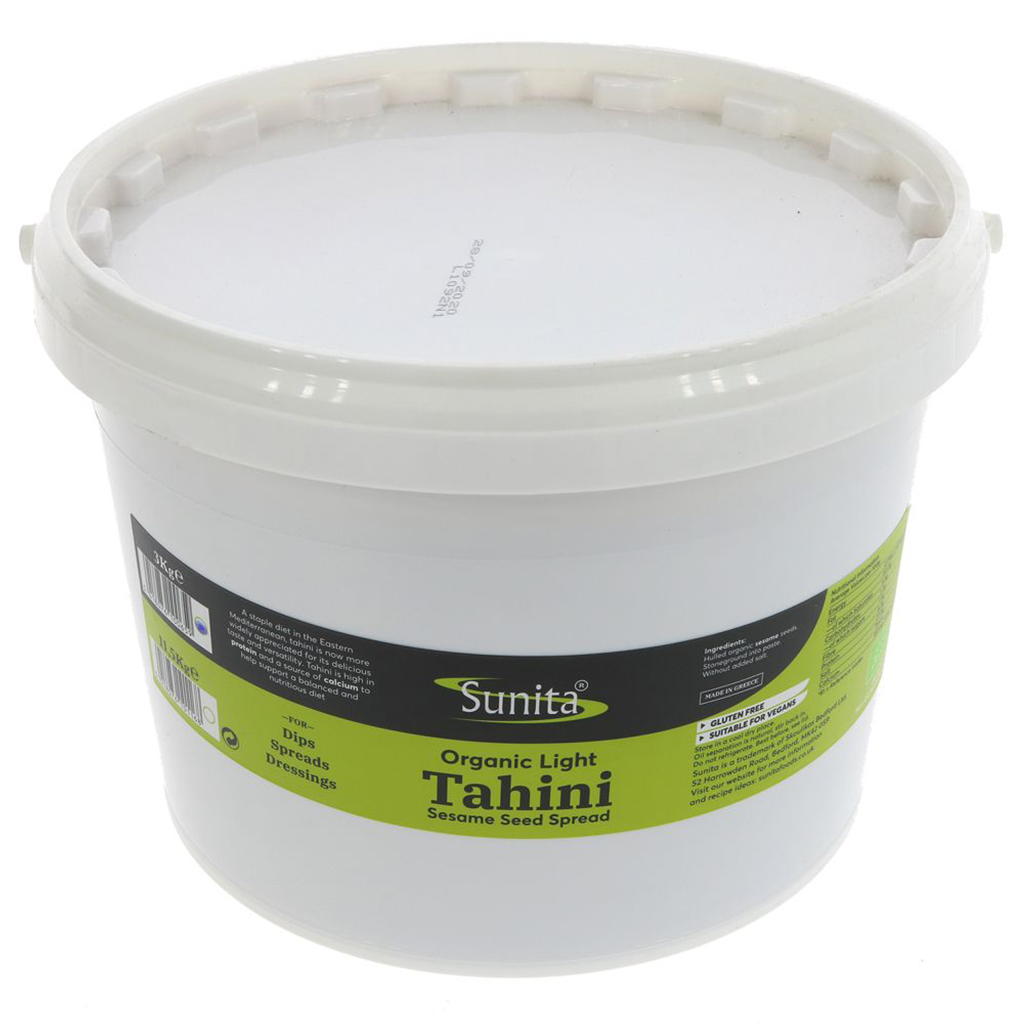 Organic Light Tahini 3kg (Sunita) | Healthy Supplies