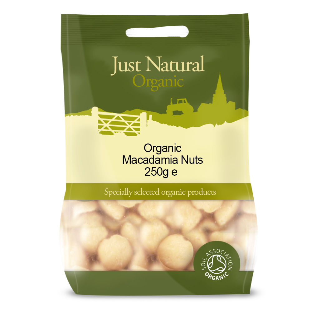 Macadamia Nuts 250g, Organic (Just Natural Organic) | Healthy Supplies
