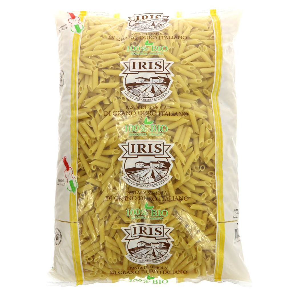 Organic Penne White Pasta 5kg (Iris) | Healthy Supplies