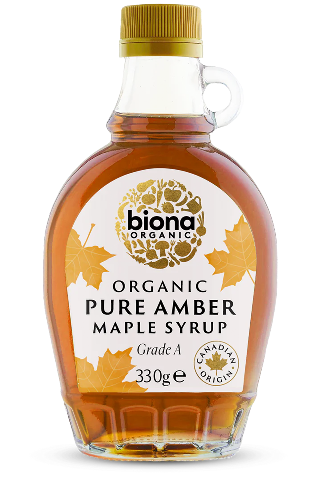 Organic Pure Maple Syrup Amber Grade A 330g (Biona) | Healthy Supplies