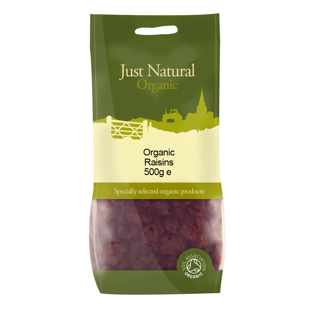 Seedless Raisins 500g, Organic (Just Natural Organic) | Healthy Supplies