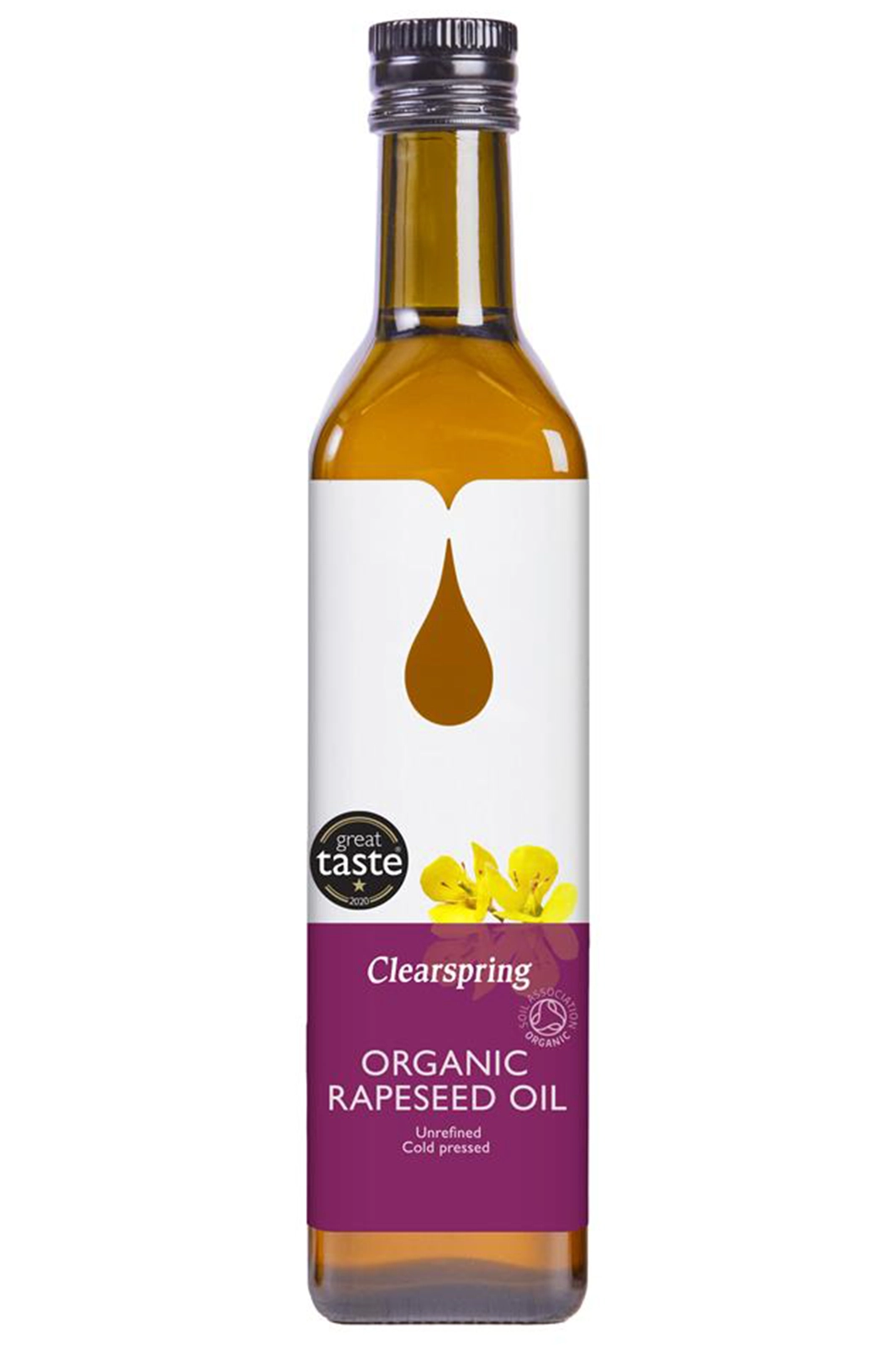 Organic Rapeseed Oil 500ml (Clearspring) | Healthy Supplies
