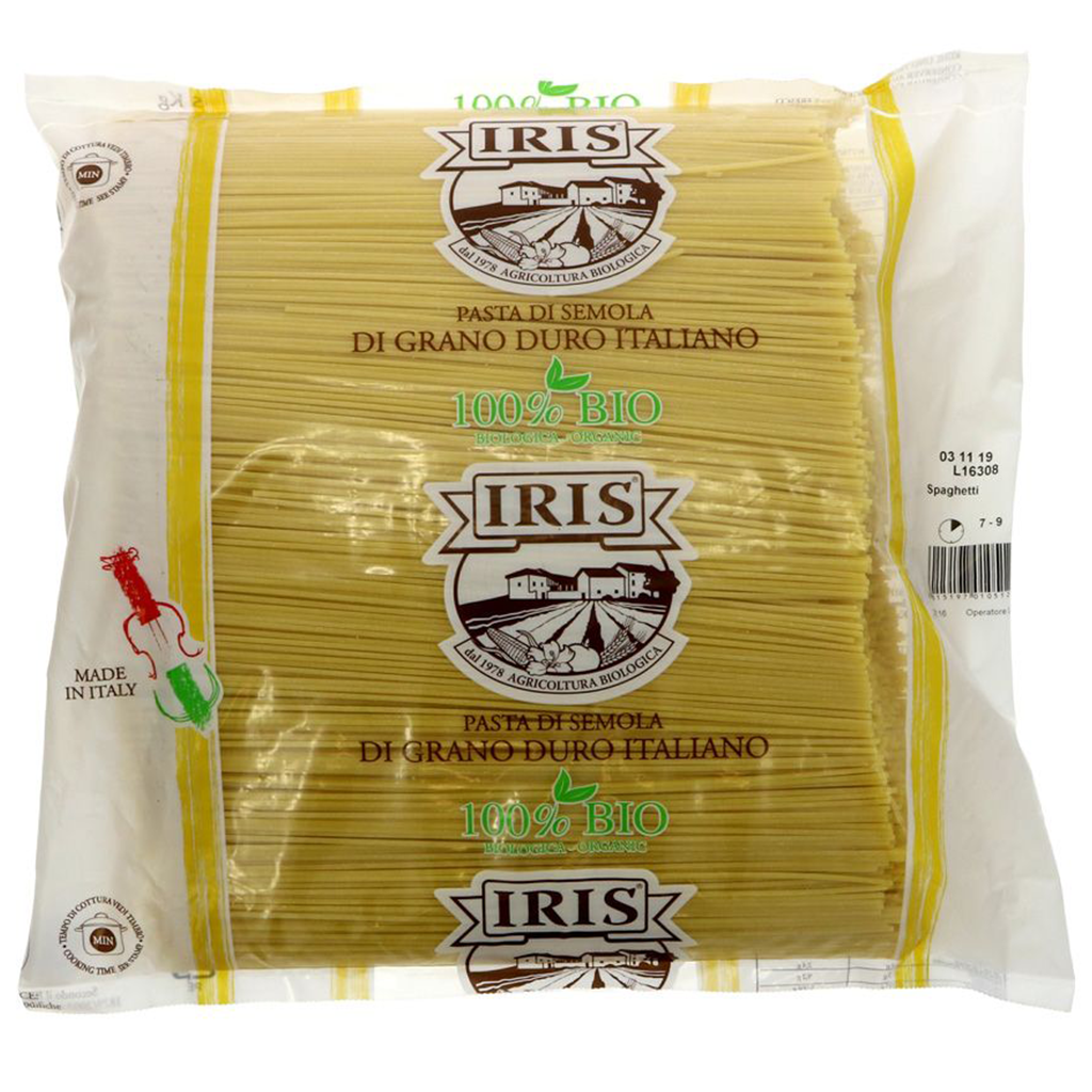 Organic Spaghetti White Pasta 5kg (Iris) | Healthy Supplies