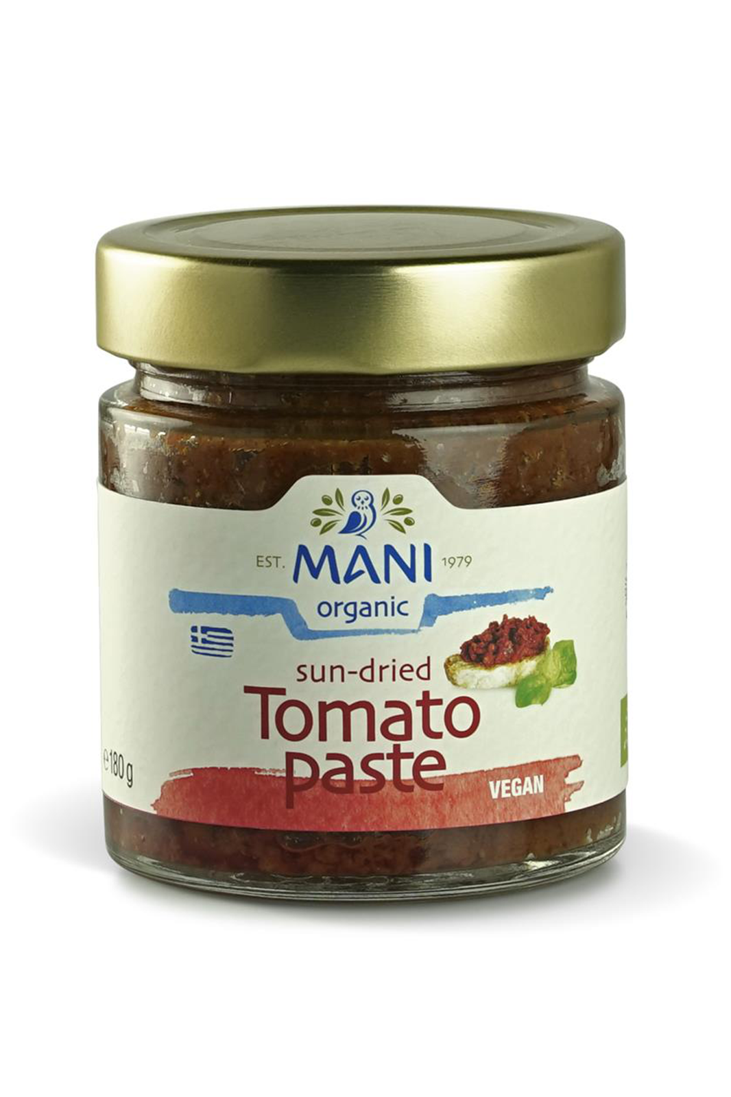 Organic Sun-Dried Tomato Paste 180g (Mani) | Healthy Supplies