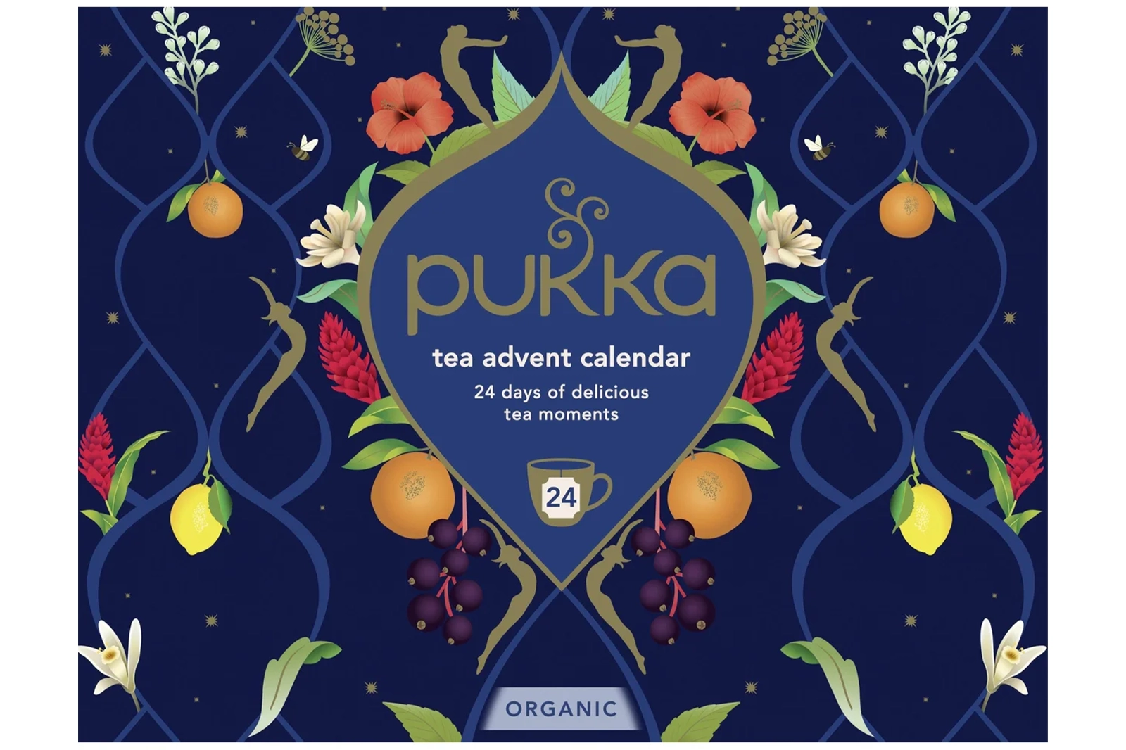 Organic Tea Advent Calendar x 24 Sachets (Pukka Herbs) | Healthy Supplies