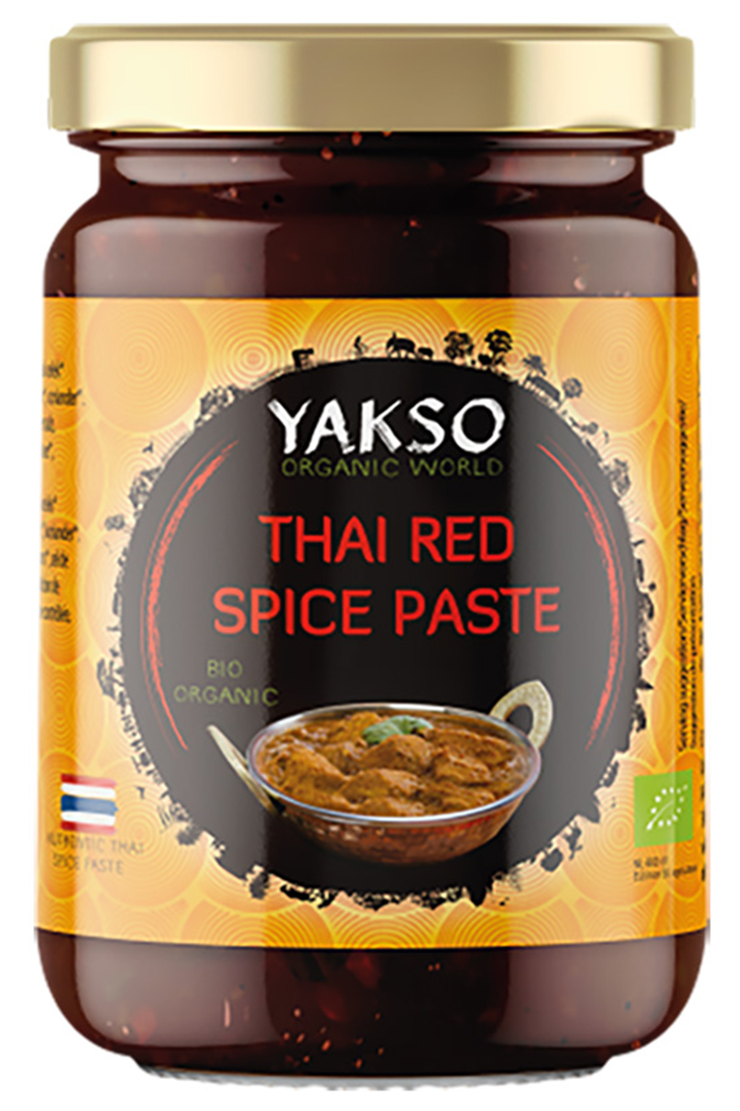 Organic Thai Red Spice Paste 100g (Yakso) | Healthy Supplies