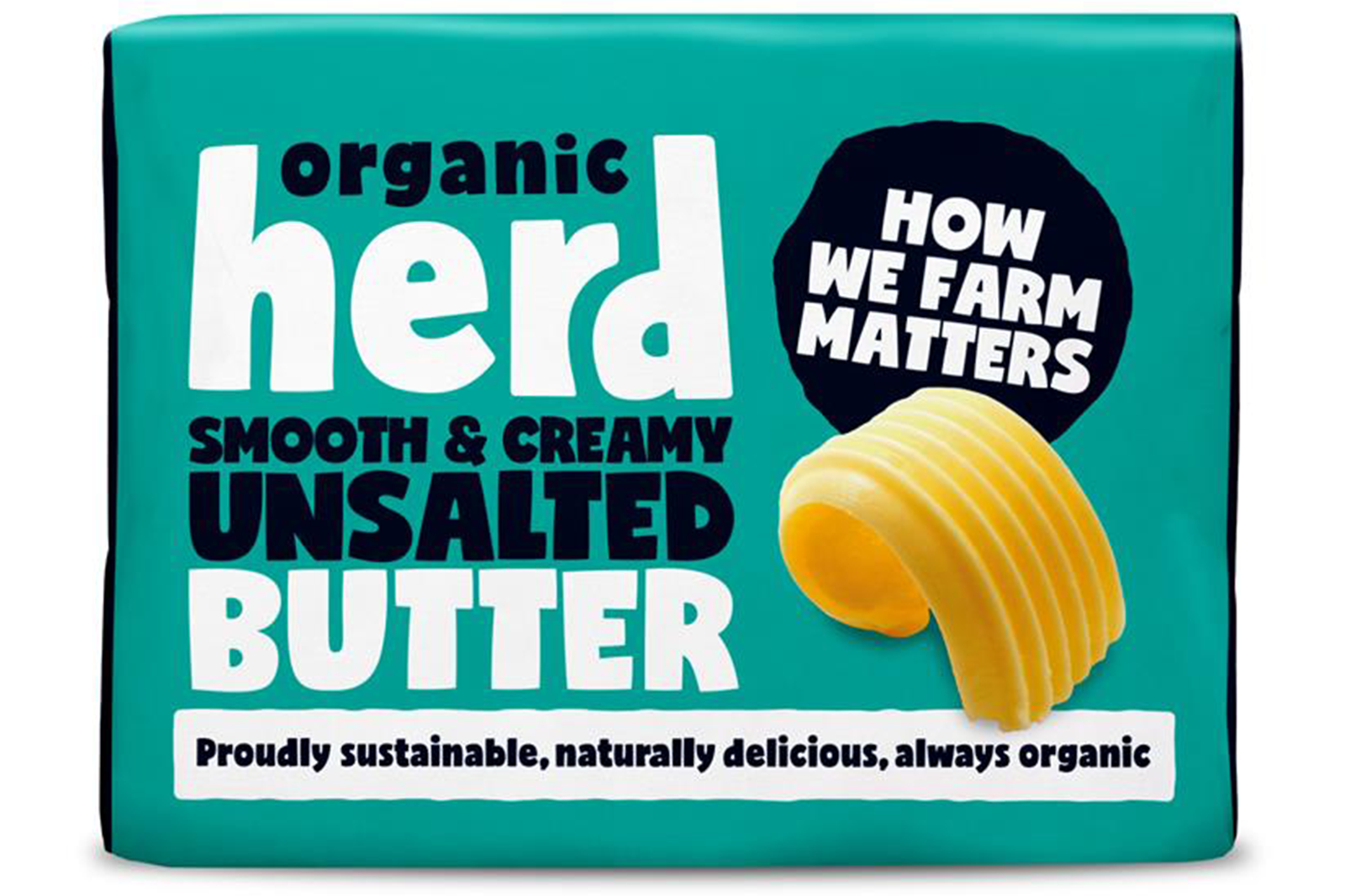 Organic Unsalted Butter 250g (Organic Herd) | Healthy Supplies