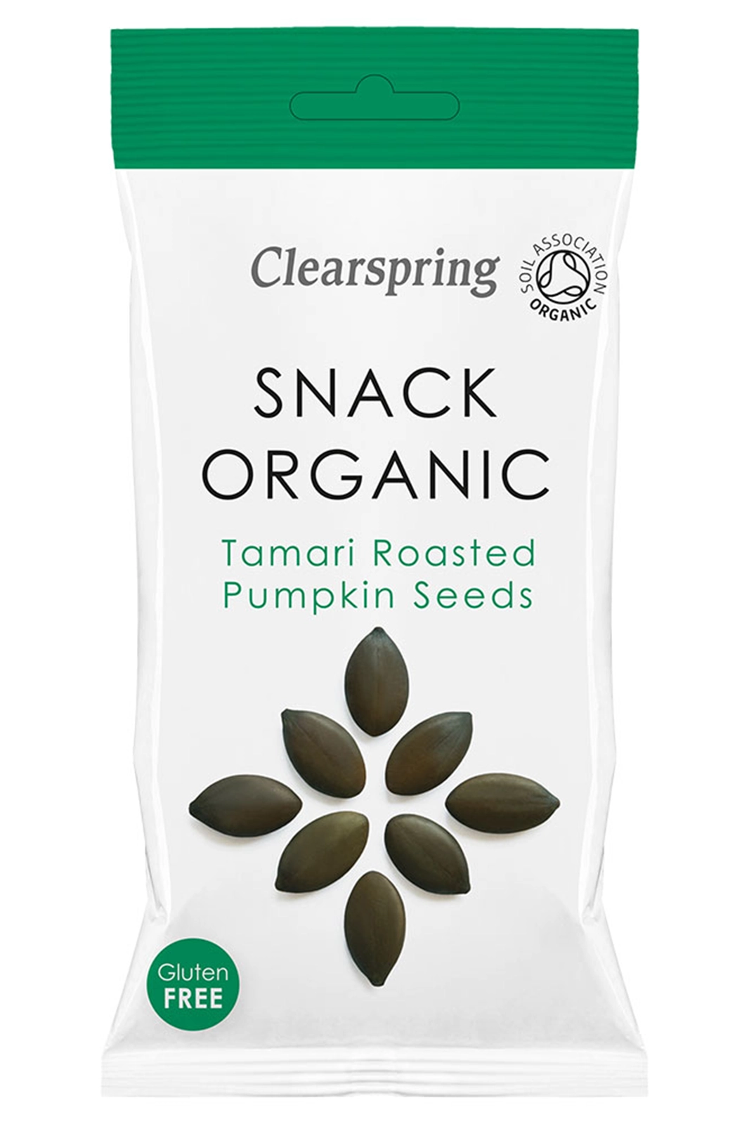 Organic Yaemon Tamari Roasted Pumpkin Seeds 30g (Clearspring) | Healthy ...