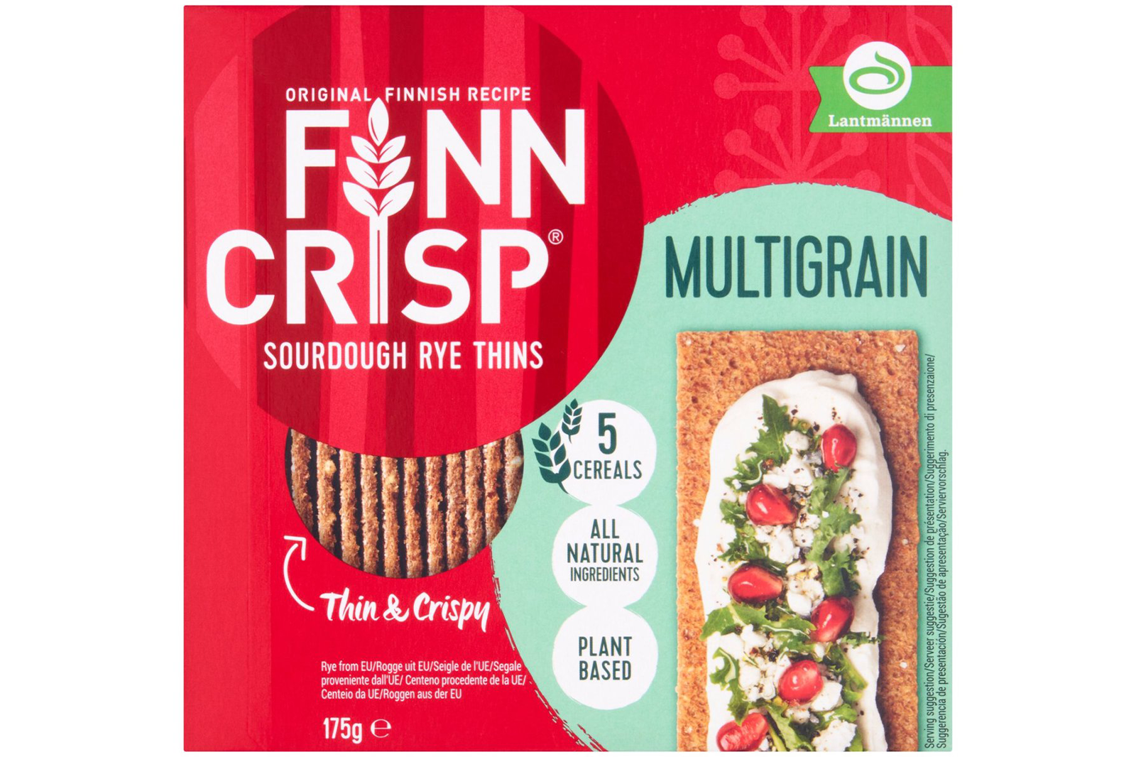 Multigrain Rye Thins 175g (Finn Crisp) | Healthy Supplies