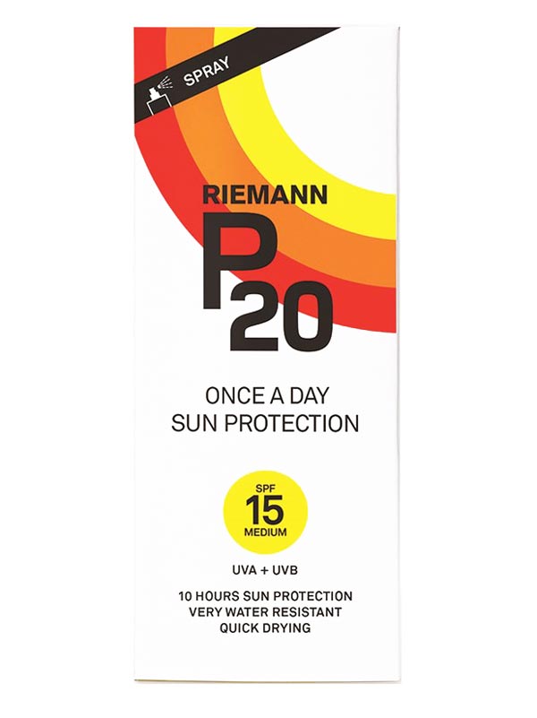 P20 Sun Protection Spray SPF15 100ml (Riemann) | Healthy Supplies