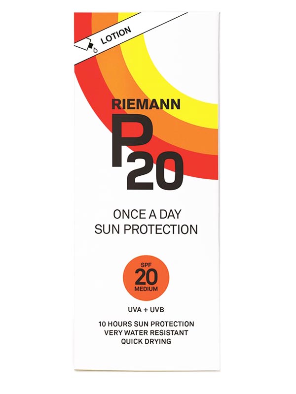P20 Sun Protection Lotion SPF20 200ml (Riemann) | Healthy Supplies