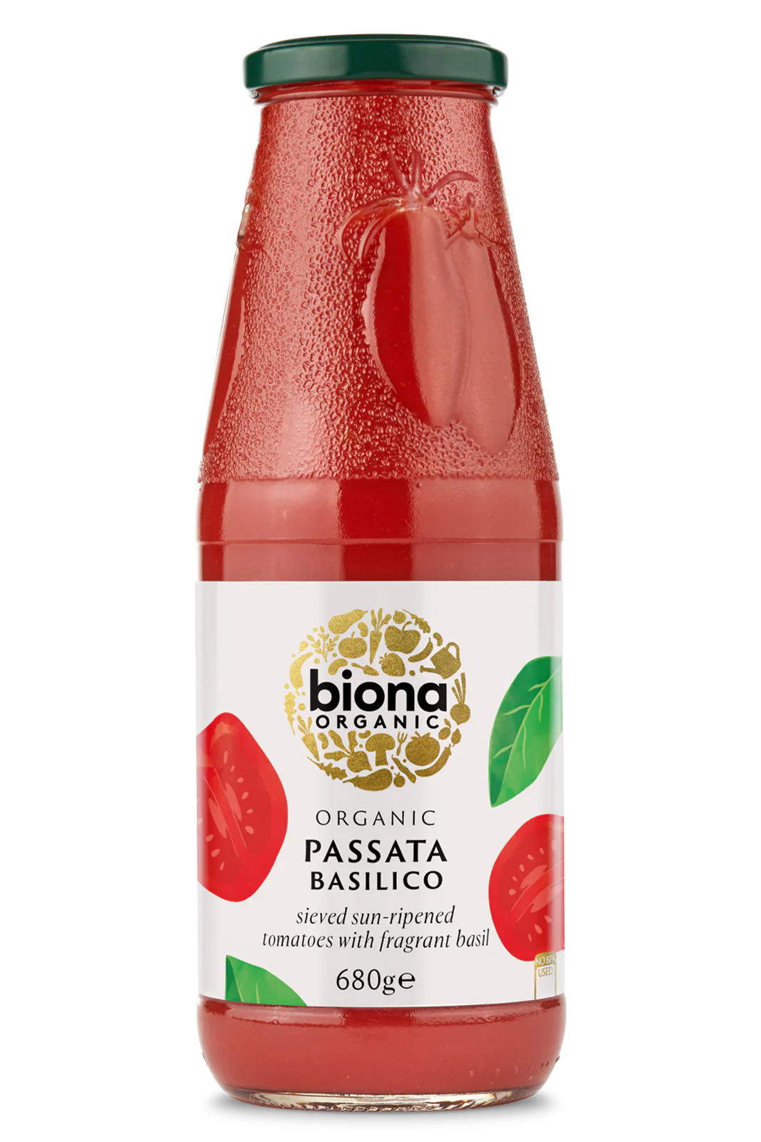 Organic Passata Basilico 680g (Biona) | Healthy Supplies