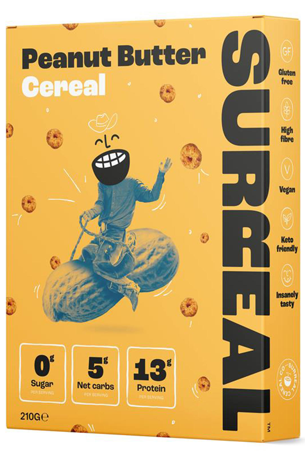 Peanut Butter Flavour Cereal 240g (SURREAL) | Healthy Supplies