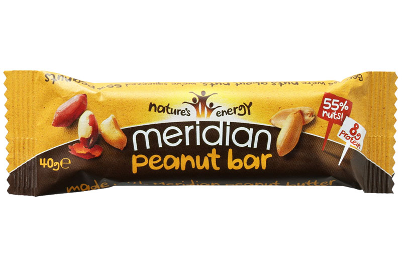 Peanut Bar 40g (Meridian) | Healthy Supplies