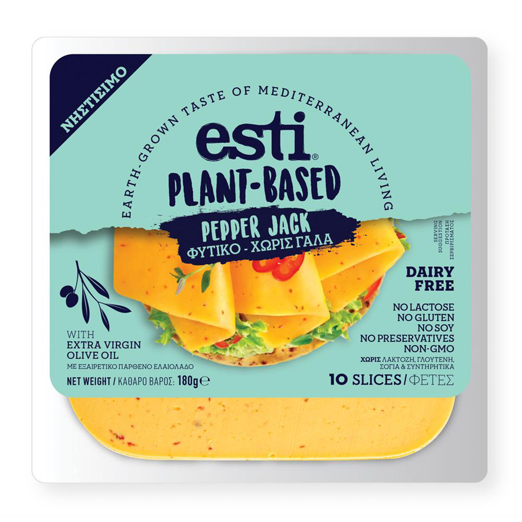 Pepper Jack Flavour Slices 180g (Esti) | Healthy Supplies