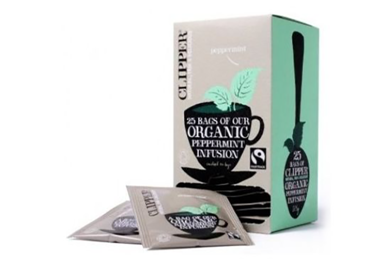 Organic Fairtrade Peppermint Infusion 25 Envelopes (Clipper) | Healthy ...