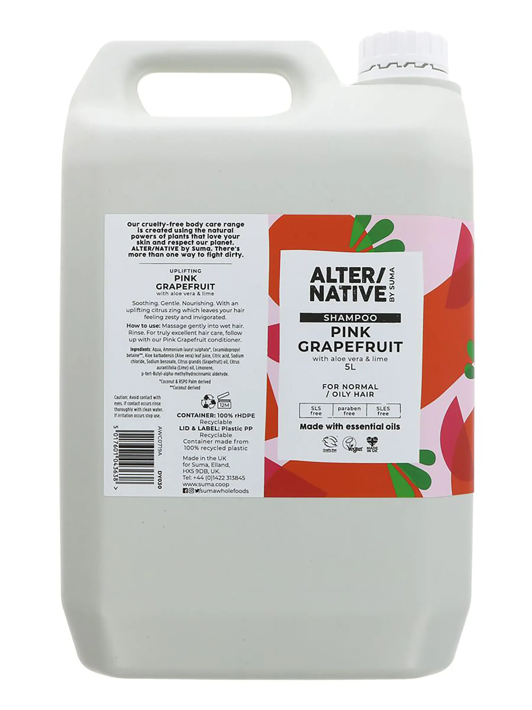 Pink Grapefruit Shampoo 5L (Alter/Native) | Healthy Supplies