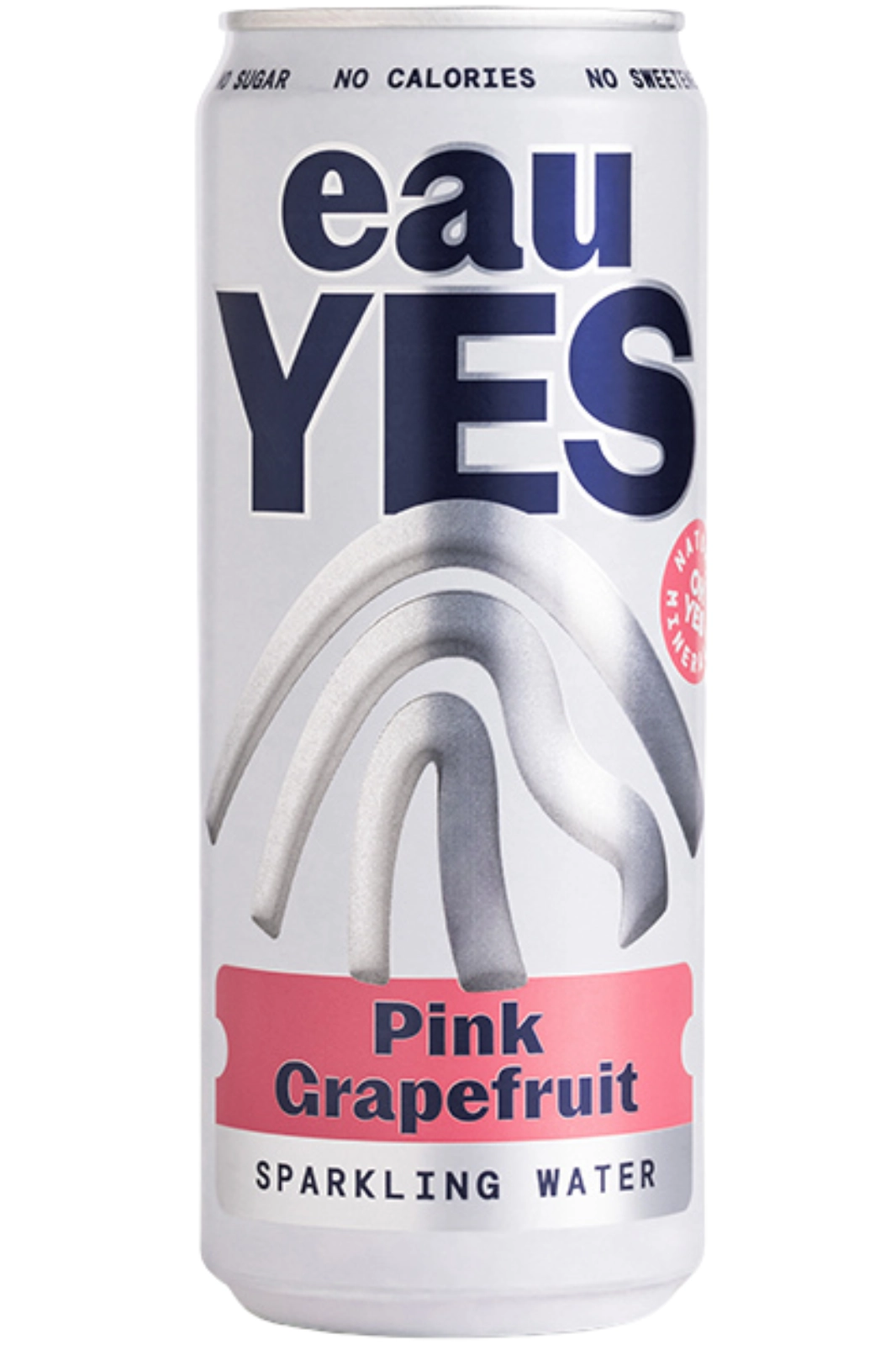 Pink Grapefruit Sparkling Mineral Water 330ml (eauYES) | Healthy Supplies