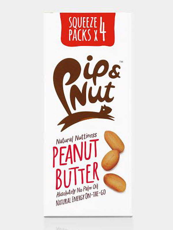 Peanut Butter Squeeze Packs 4 x 30g (Pip & Nut) | Healthy Supplies