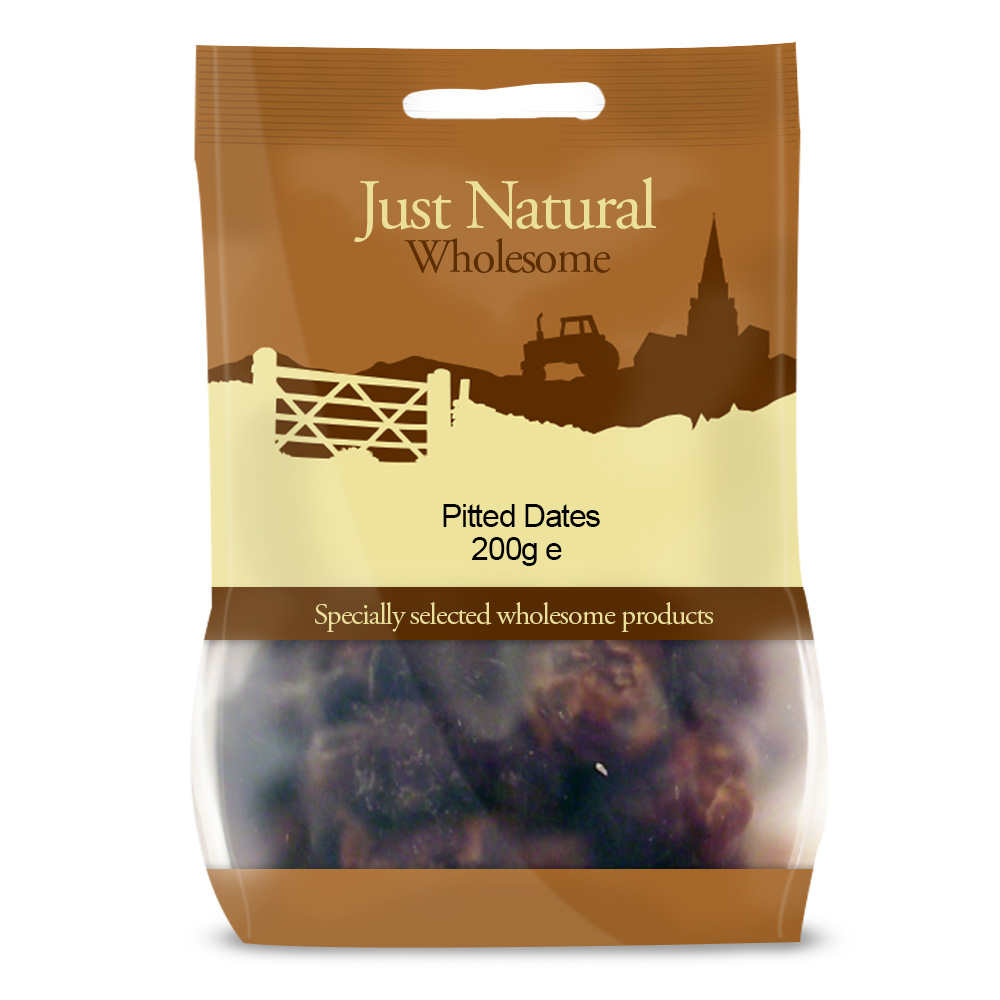 Pitted Dates 200g (Just Natural Wholesome) | Healthy Supplies