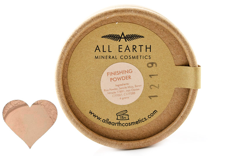 Mineral Finishing Powder, Eco Pot 4g (All Earth Mineral Cosmetics ...