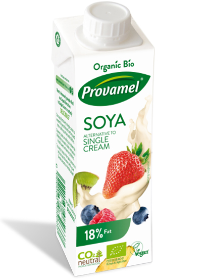 Soya Alternative to Single Dairy Cream 250ml (Provamel) | Healthy Supplies