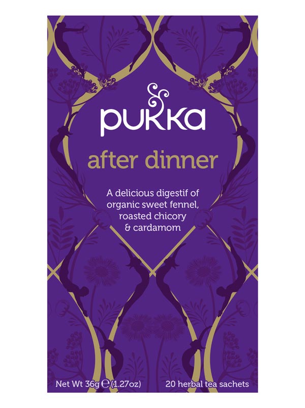 After Dinner Tea, Organic 20 x Sachets (Pukka) - HealthySupplies.co.uk ...