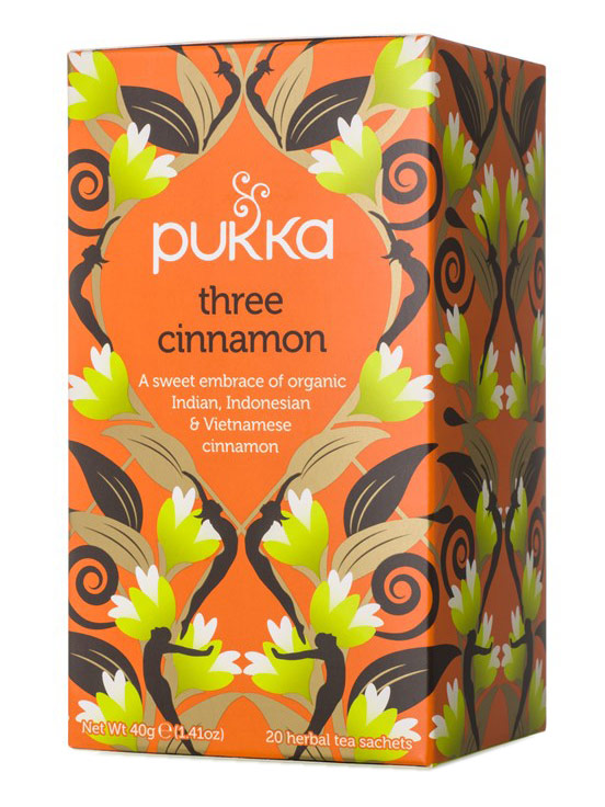 Three Cinnamon Tea, Organic 20 Sachets (Pukka) | Healthy Supplies