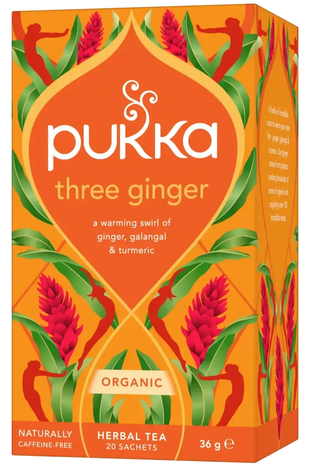 Organic Three Ginger Tea 20 x Sachets (Pukka) | Healthy Supplies
