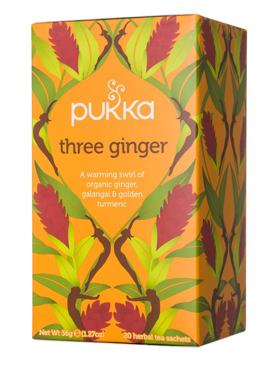 Three Ginger Tea, Organic 20 x Sachets (Pukka) | Healthy Supplies