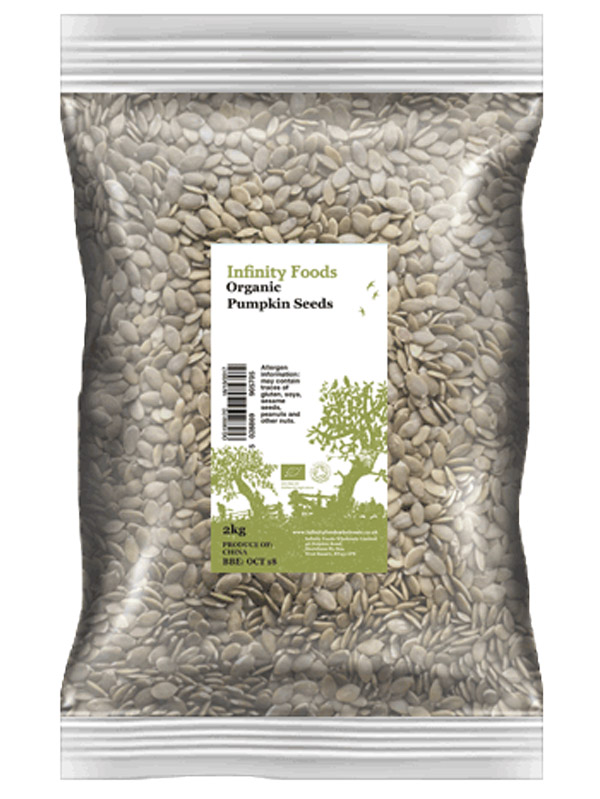 Organic Pumpkin Seeds 2kg (Infinity Foods) | Healthy Supplies