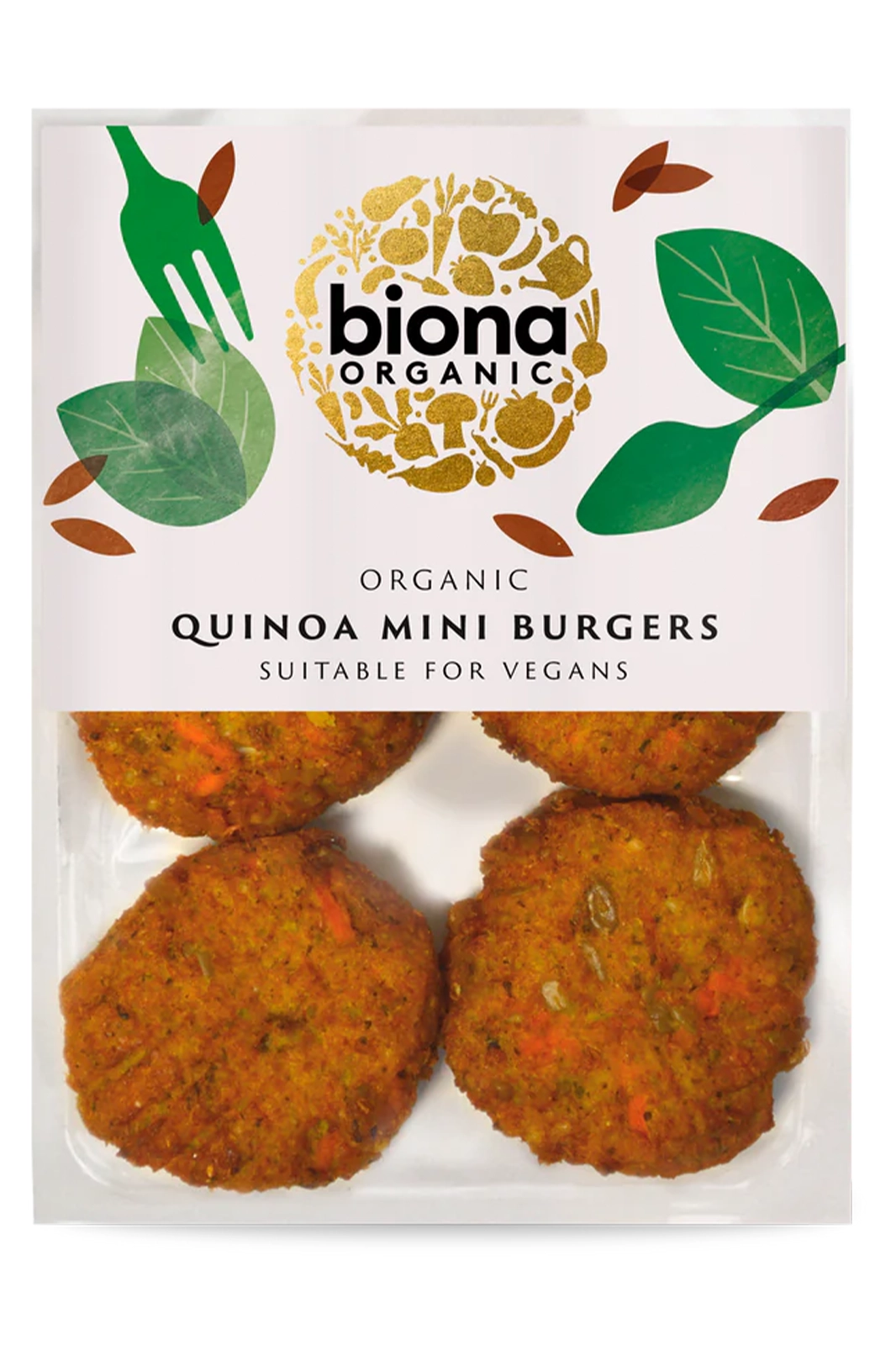 Organic Quinoa Mini Burgers 195g (Biona) | Healthy Supplies