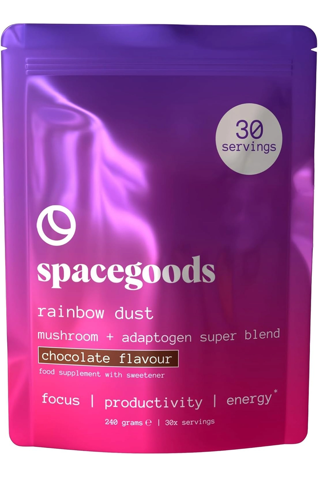 Rainbow Dust - Chocolate 240g (Spacegoods) | Healthy Supplies