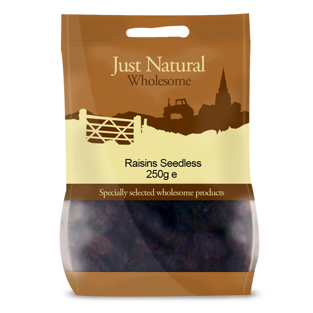 Seedless Raisins 250g (Just Natural Wholesome) | Healthy Supplies