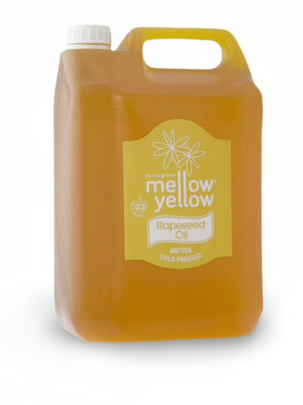 Cold Pressed Rapeseed Oil 5L (Mellow Yellow) | Healthy Supplies