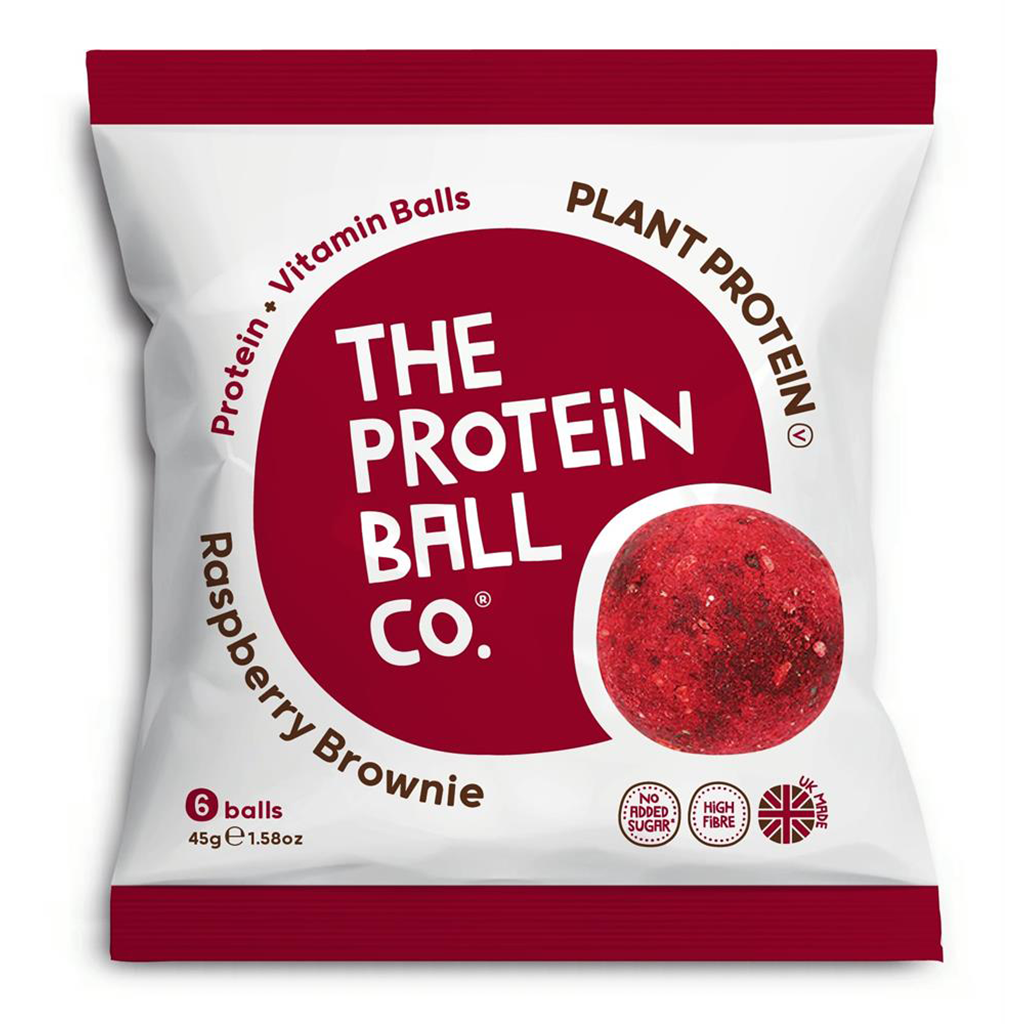 Raspberry Brownie Protein Ball 45g (The Protein Ball Co) | Healthy Supplies