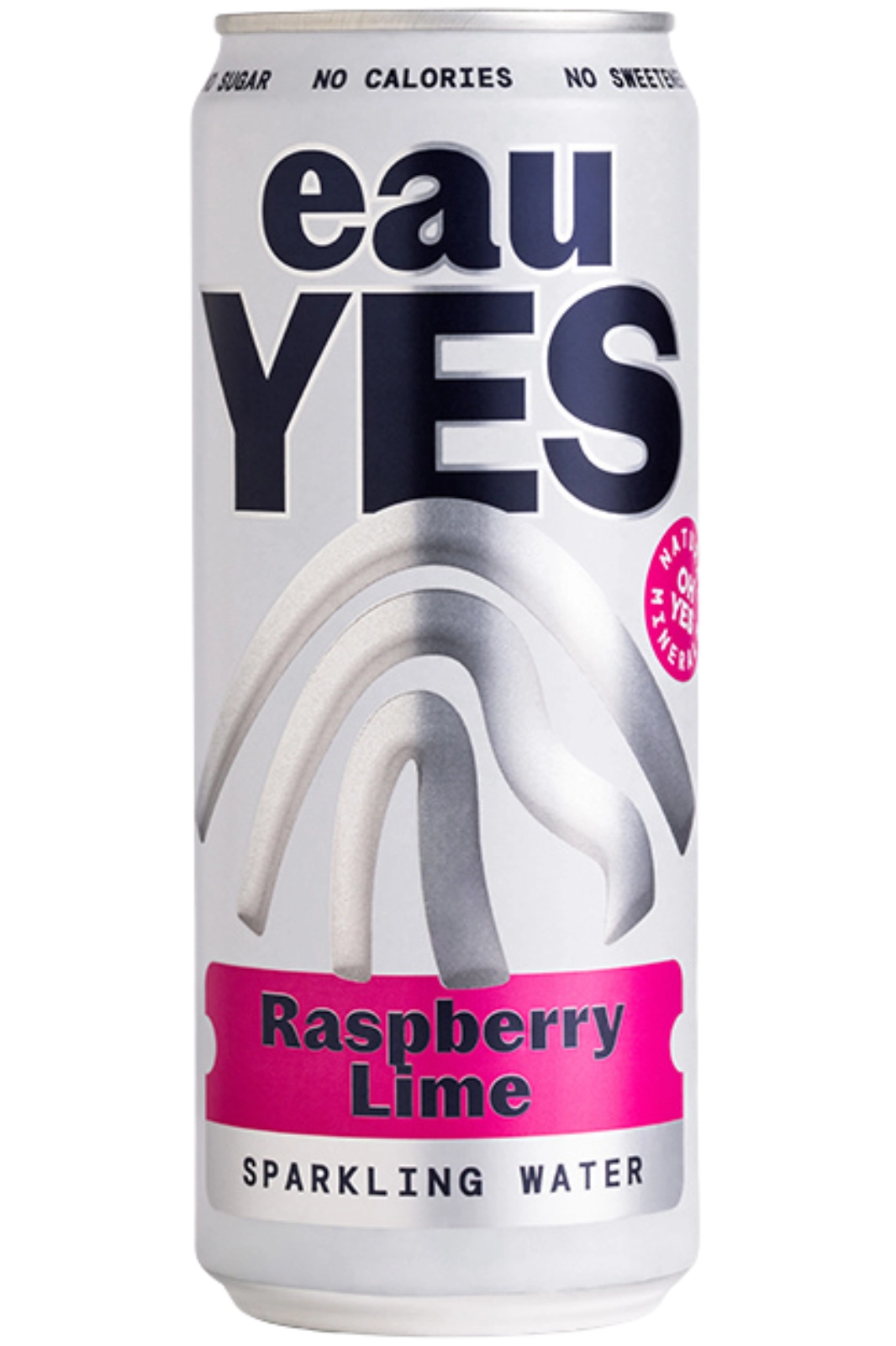 Raspberry Lime Sparkling Mineral Water 330ml (eauYES) | Healthy Supplies