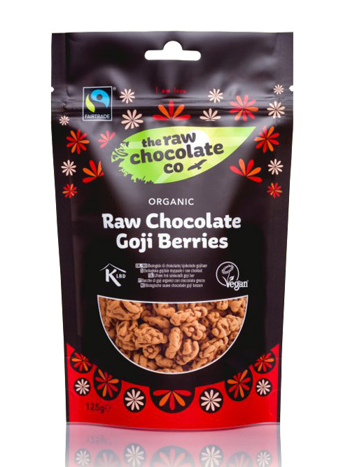 Raw Chocolate Covered Goji Berries 125g (Raw Chocolate Co.) | Healthy ...