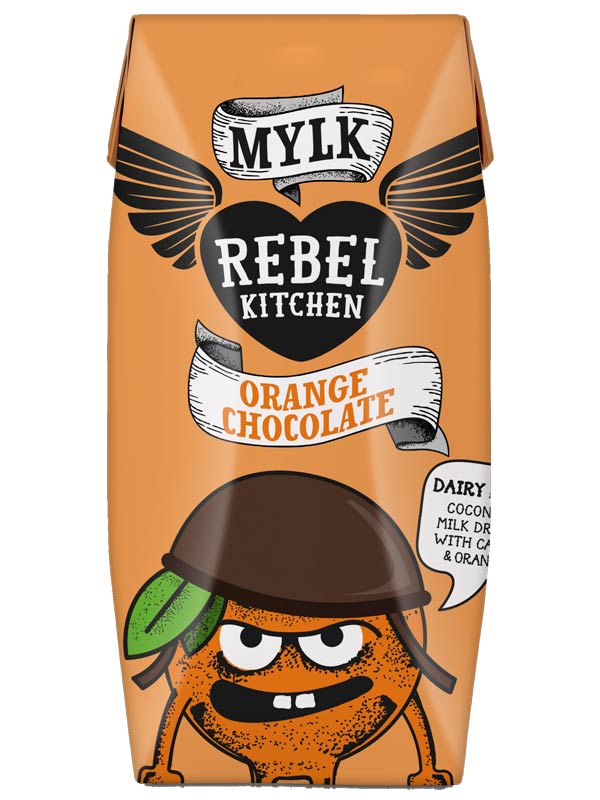 Orange & Chocolate Coconut Mylk 250ml (Rebel Kitchen) | Healthy Supplies