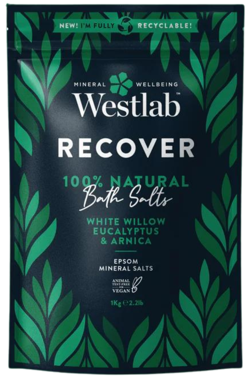 Recover Bath Salts 1kg (Westlab) | Healthy Supplies