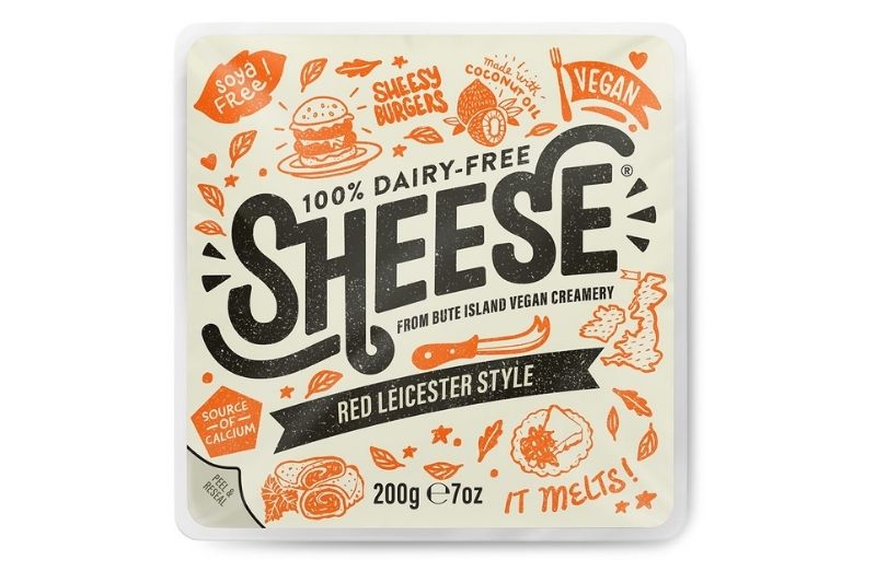 Red Leicester Cheese Blocks 200g (Bute Island Food Sheese) | Healthy ...