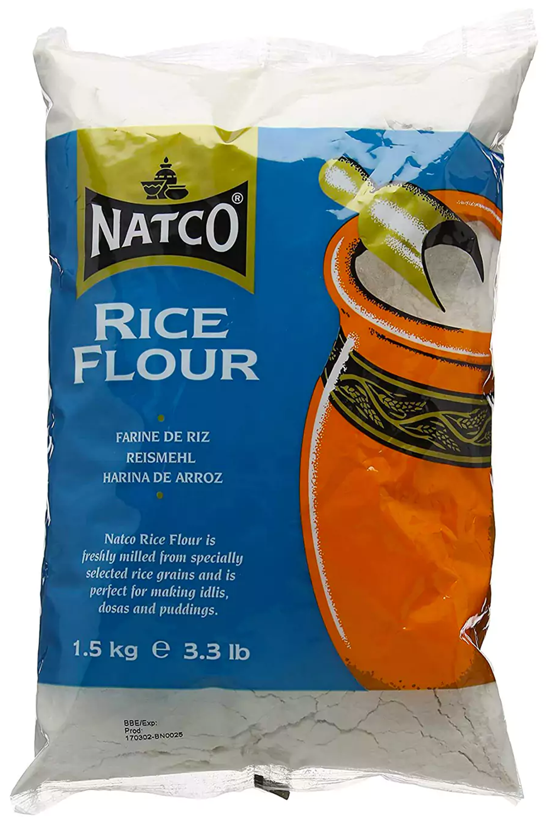 Rice Flour 1.5kg (Natco) | Healthy Supplies