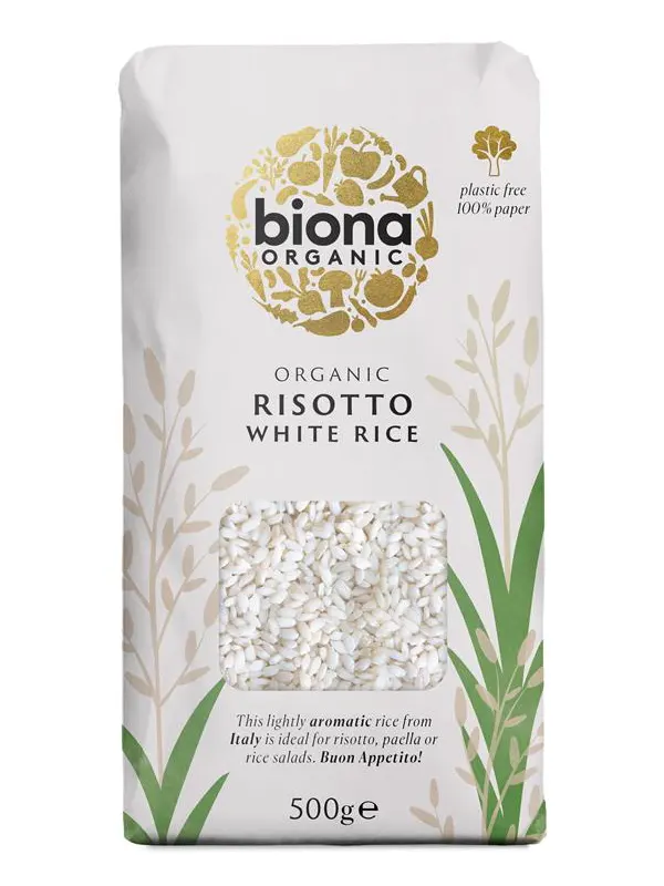 Organic Risotto Rice White 500g (Biona) | Healthy Supplies